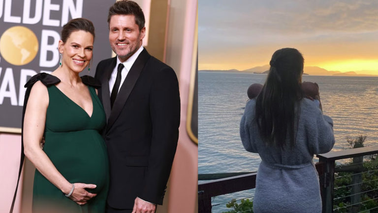 Hilary Swank gives birth to twins as she welcomes first babies at 48